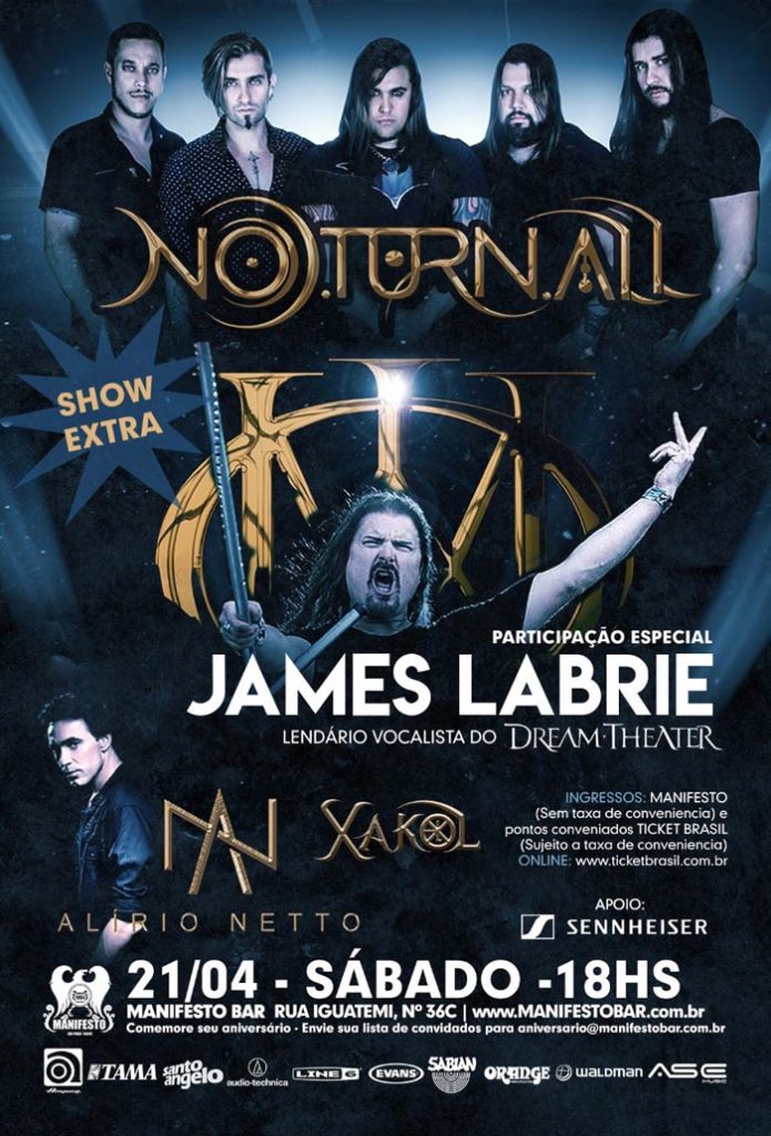 Noturnall e Alirio Netto anunciam data extra em São Paulo com James ... Noturnall e Alirio Netto anunciam data extra em São Paulo com James ...